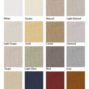 Natural Linen Oyster Fabric by the Yard, 100% Pure Linen Fabrics in ...