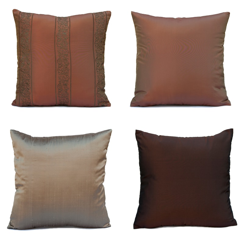 Copper Rust Pillow Throw Pillow Cover Decorative Pillow - Etsy