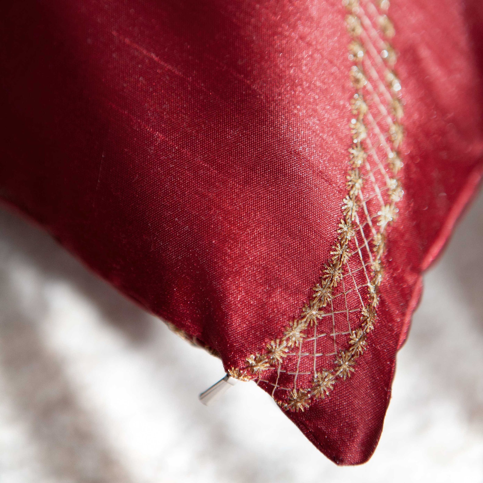Red and Gold Pillow, Throw Pillow Cover, Decorative Pillow Cover ...