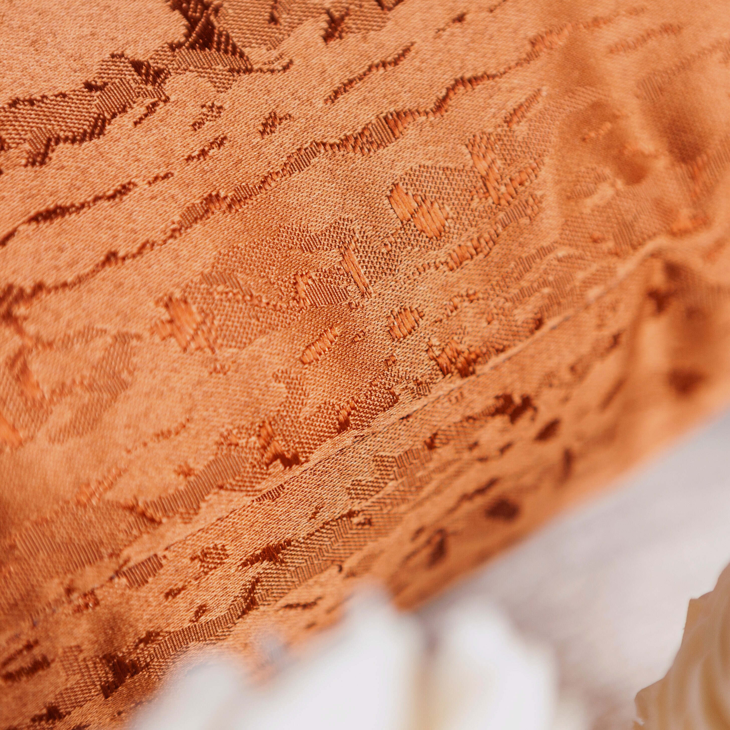 Cinnamon Copper Rust Boho Pillow, Modern Farmhouse Throw Pillow Cover ...