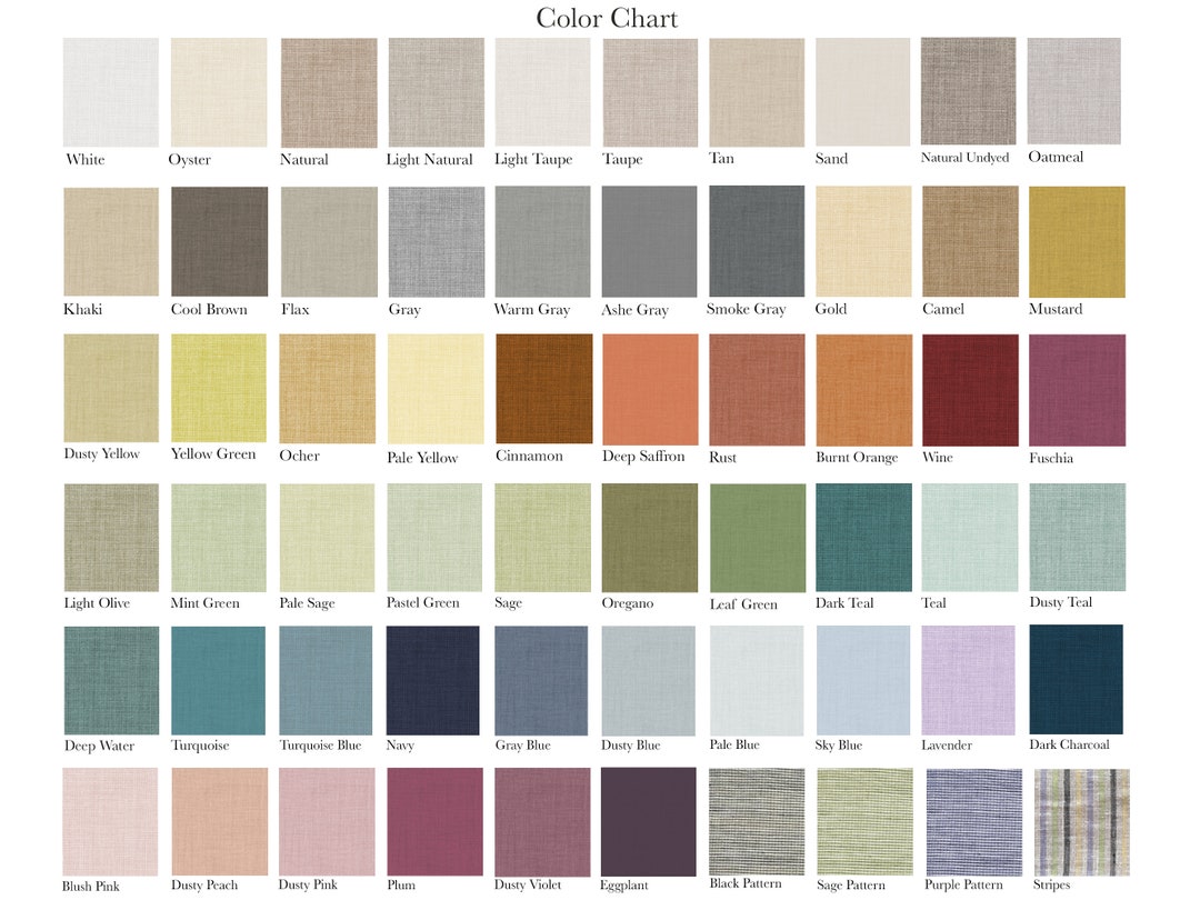 Natural Linen Navy Fabric by the Yard, 100% Pure Linen Fabrics in ...