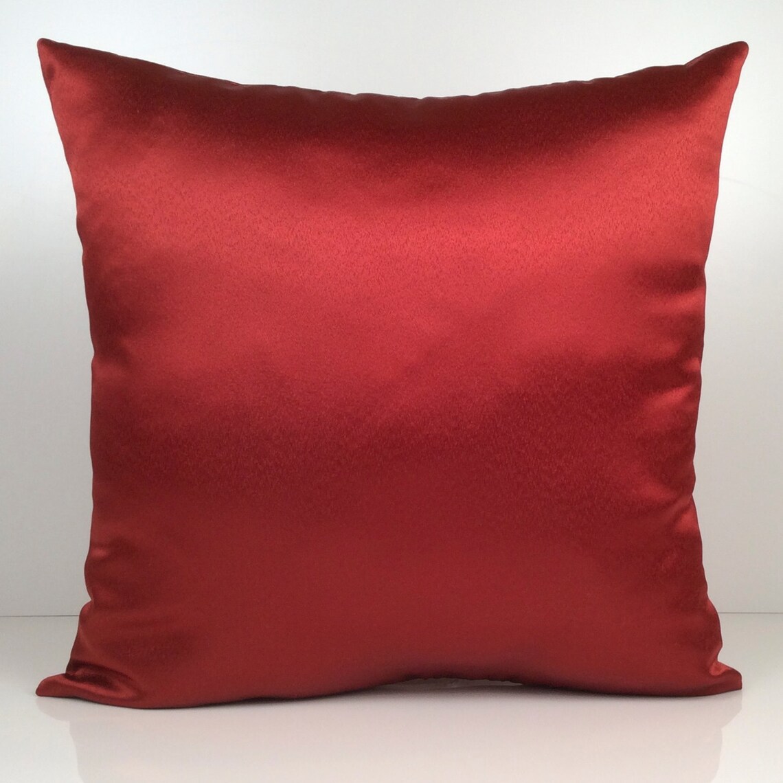 Solid ruby red Pillow Throw Pillow Cover Decorative Pillow | Etsy