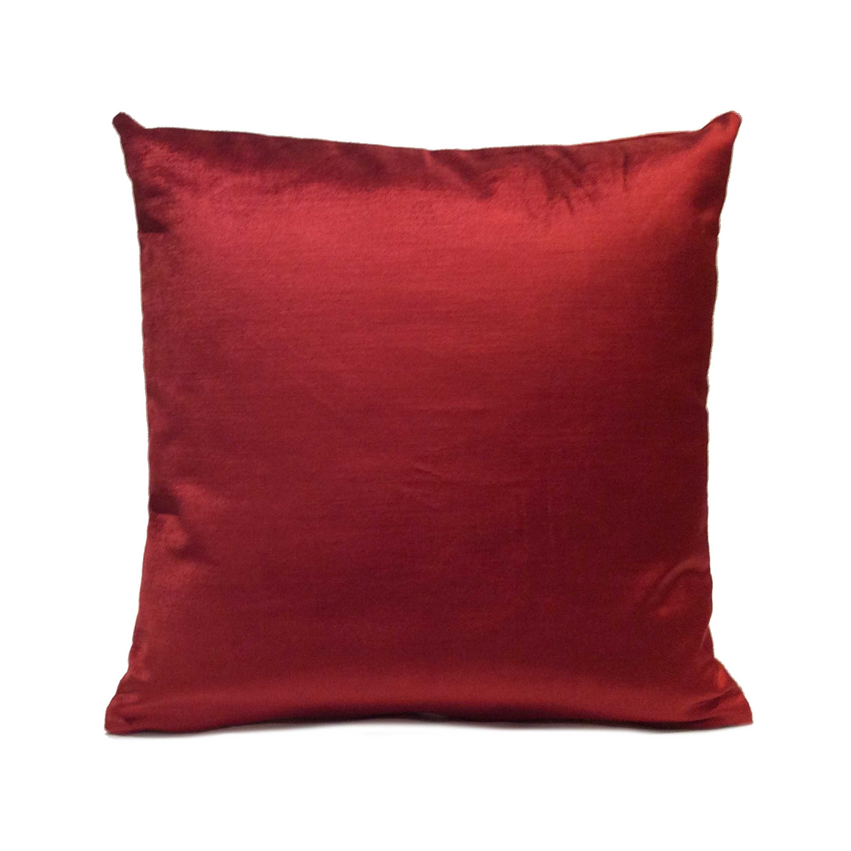 Deep Red Pillow, Throw Pillow Cover, Decorative Pillow Cover, Cushion ...