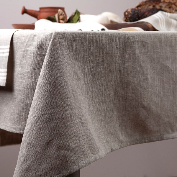 Linen Tablecloth - Etsy