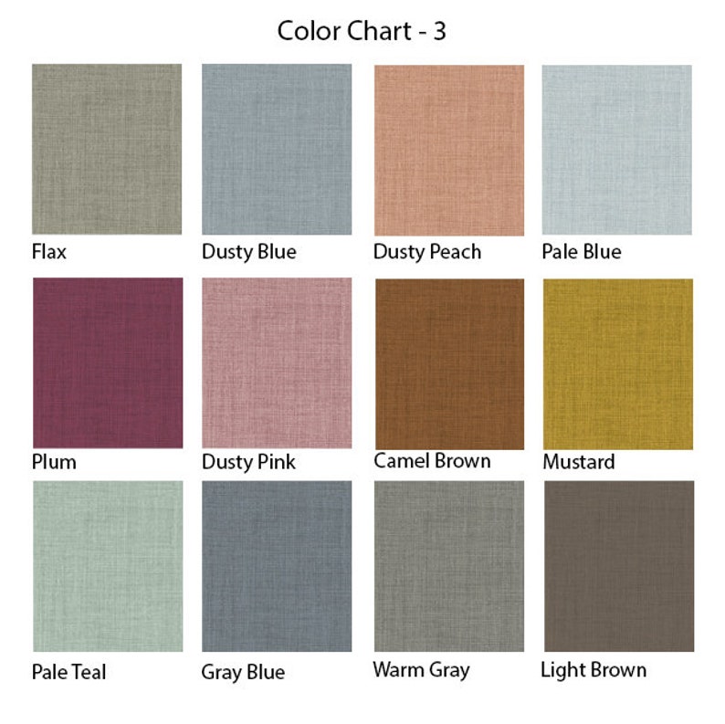 Natural Linen Fabric by the Yard 100% Pure Linen Fabrics in - Etsy