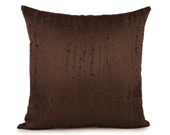 Dark Brown Pillow | Etsy