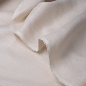 Natural Linen Sand Fabric by the Yard, 100% Linen Fabrics in Colors ...