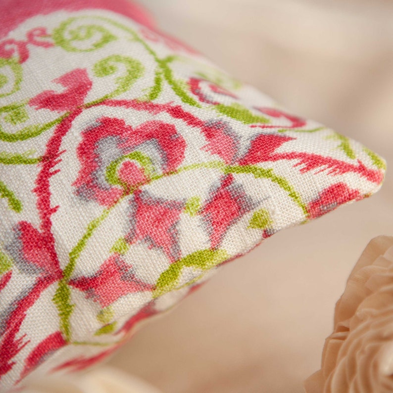 Dena Designs Mirage Medallion Pillow Pink and Green - Etsy