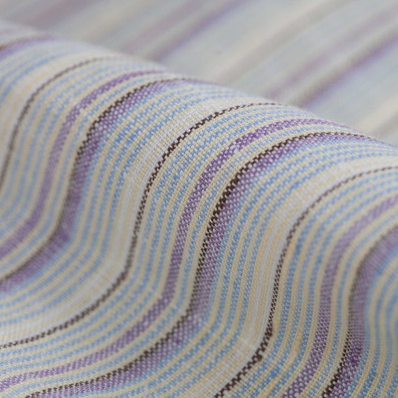 Natural Linen Multi Color Fabric by the Yard 100% Pure Linen - Etsy