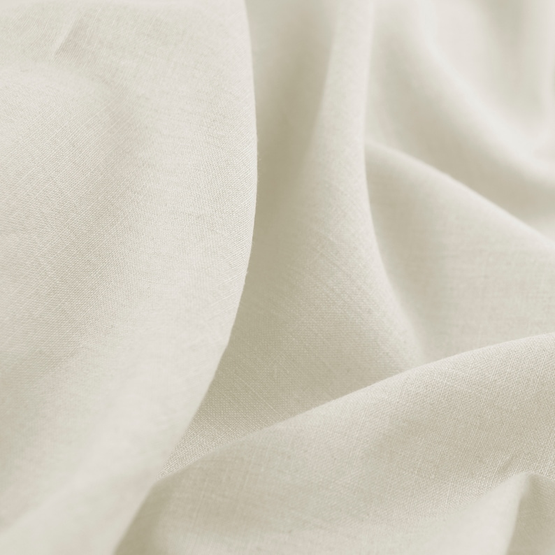 Natural Linen Oyster Fabric by the Yard 100% Pure Linen - Etsy