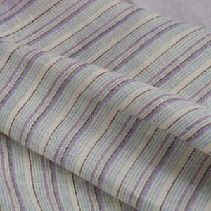 Natural Linen Multi Color Fabric by the Yard, 100% Pure Linen Fabrics ...