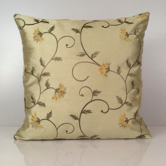 Yellow Cream Decorative Throw Pillow Cover Cushion Covers | Etsy