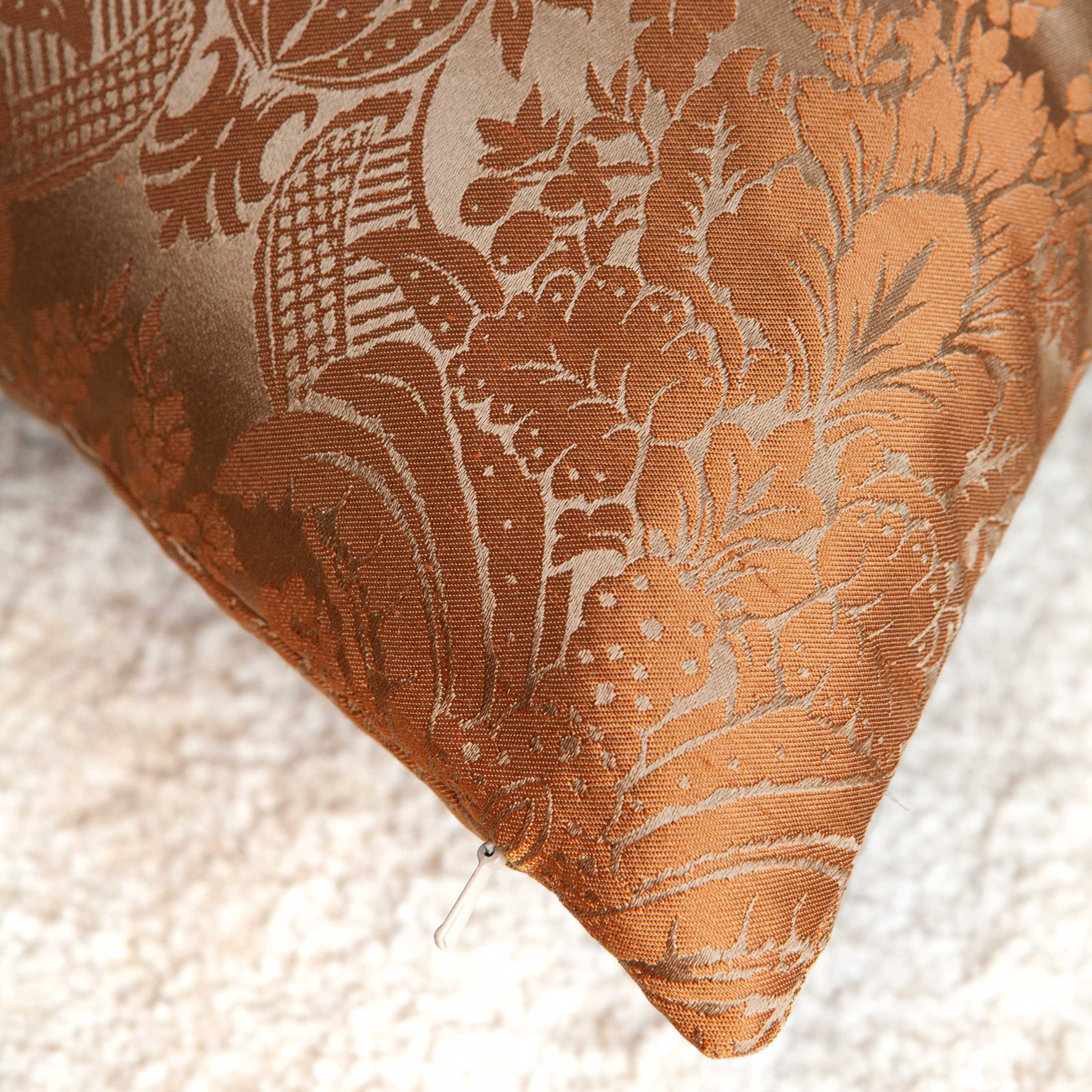 Cinnamon Bronze Pillow Throw Pillow Cover Decorative - Etsy