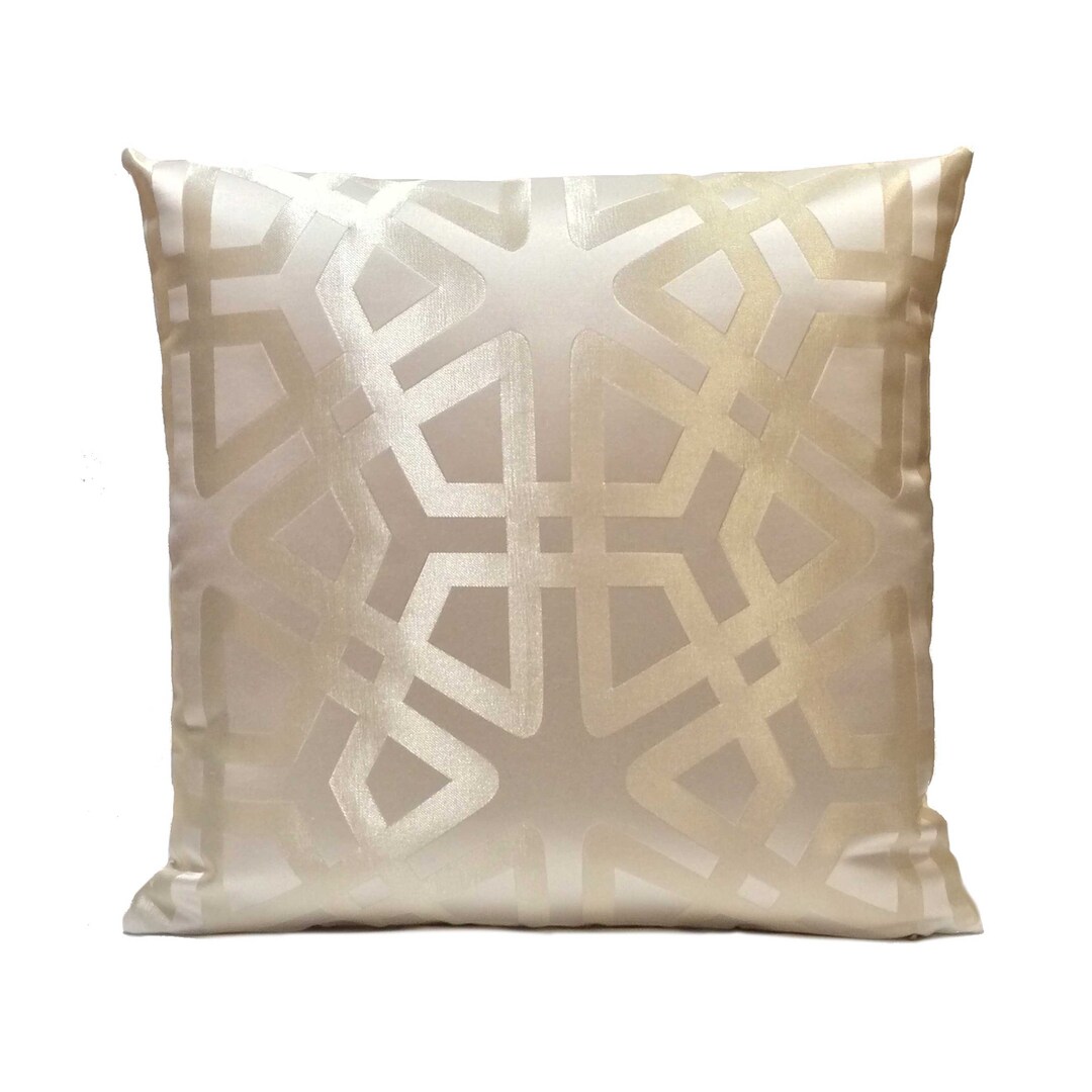 Off White/ivory Designer Pillow, Decorative Throw Pillow Cover, Cushion ...