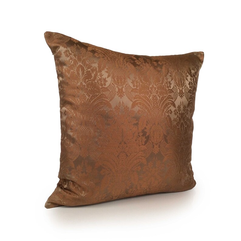 Cinnamon Bronze Pillow Throw Pillow Cover Decorative - Etsy