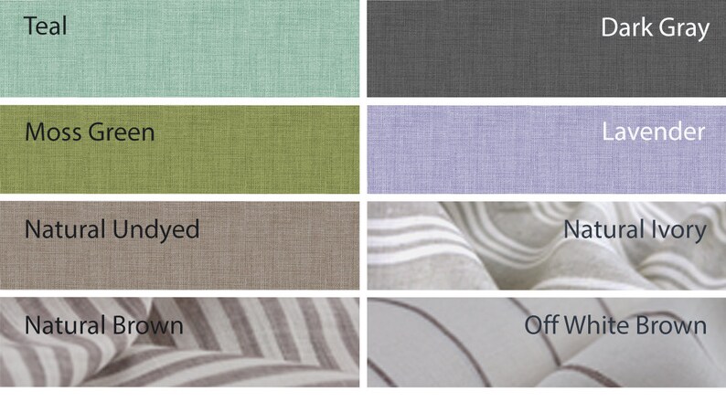 100% Linen napkins multi-color linen napkins set of 246 | Etsy