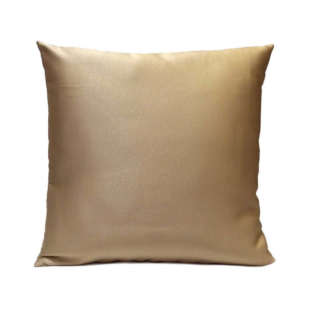 Light Gold Tan Pillow, Throw Pillow Cover, Decorative Pillowcase ...