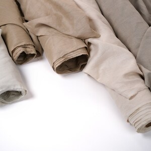 Undyed Natural Linen Fabric by the Yard – Raw 100% Flax Linen ...