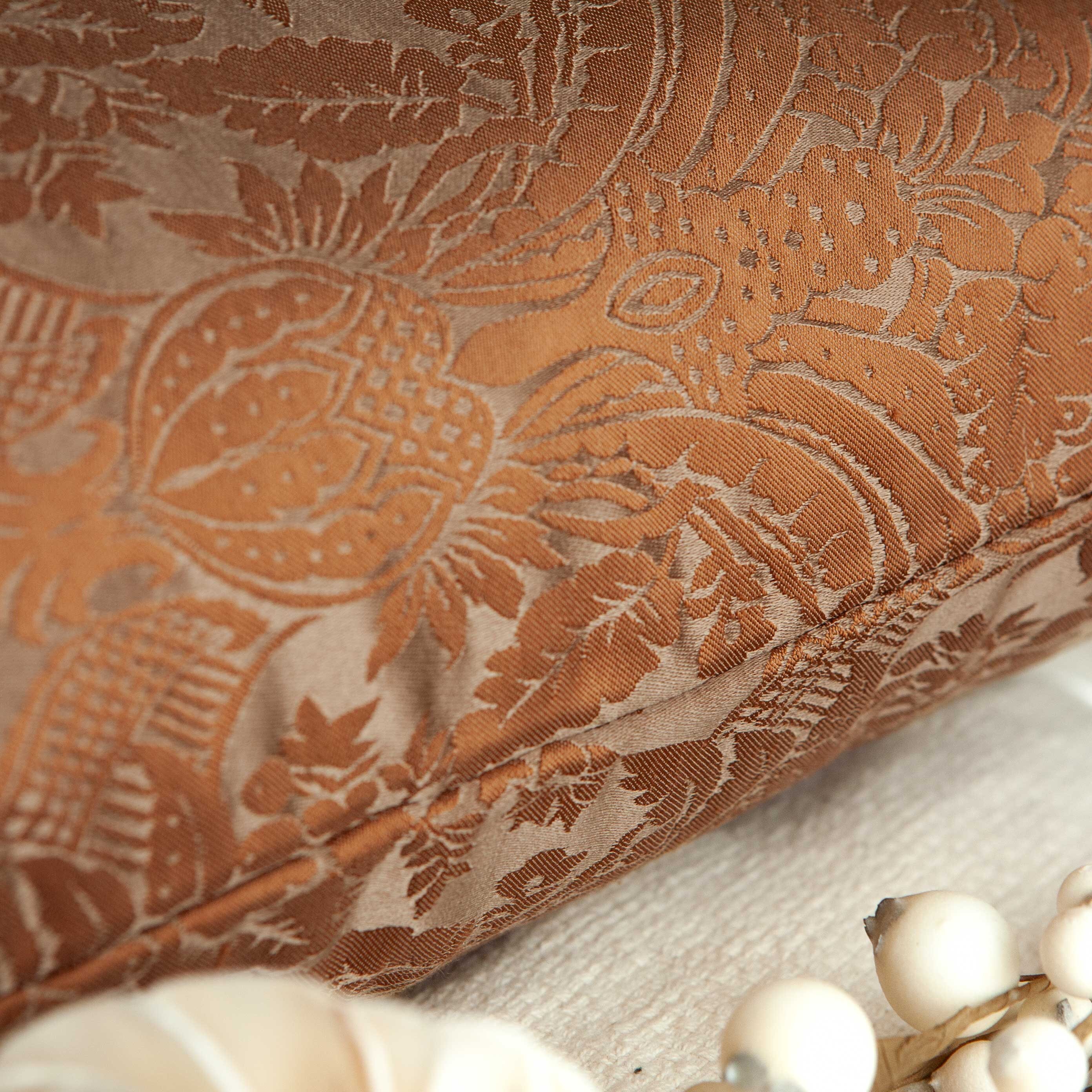 Cinnamon Bronze Pillow Throw Pillow Cover Decorative - Etsy