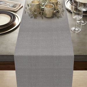 Linen Blend Table Runner, Multi-color Modern Table Runners, Wedding ...