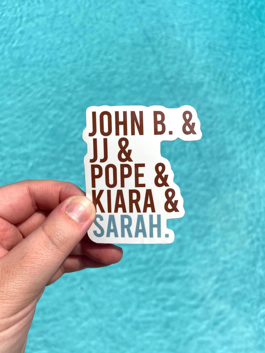 OBX Names Sticker - WATERPROOF - Etsy