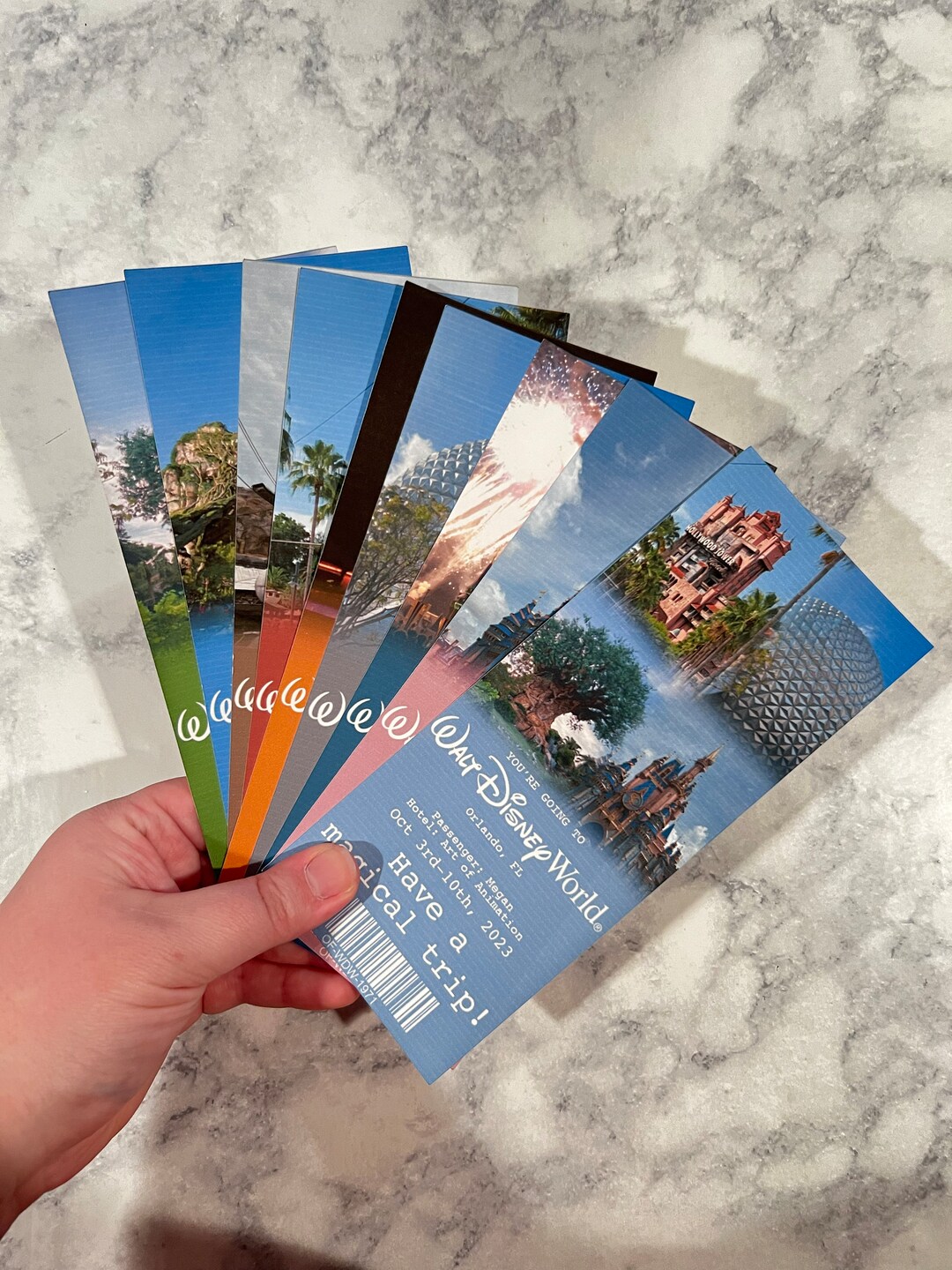Customizable Disney World Ticket - Etsy