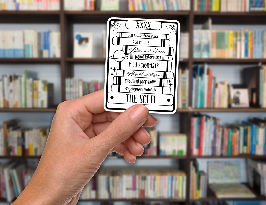 The Sci-fi Sticker WATERPROOF - Etsy