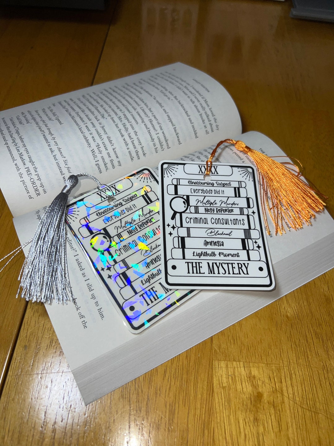 The Mystery Bookmarks - Etsy