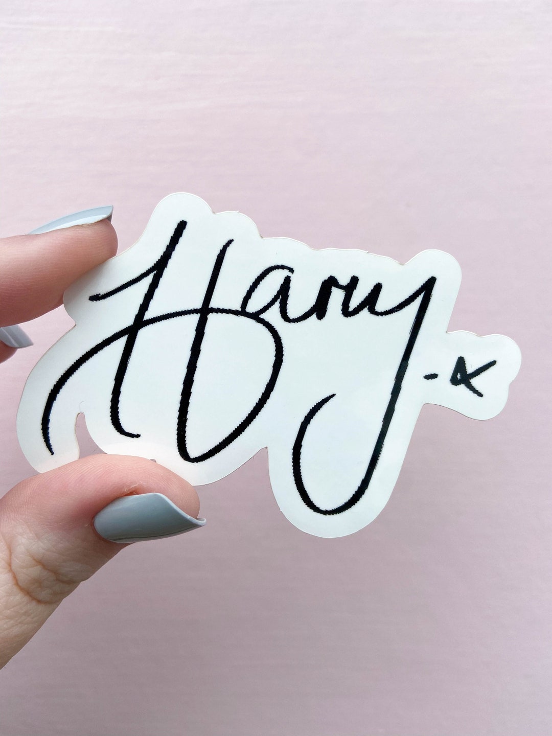 The Harry Signature Sticker - WATERPROOF - Etsy