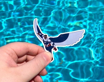 Captain America Wings Sticker Sam Wilson Captain America Sticker the ...