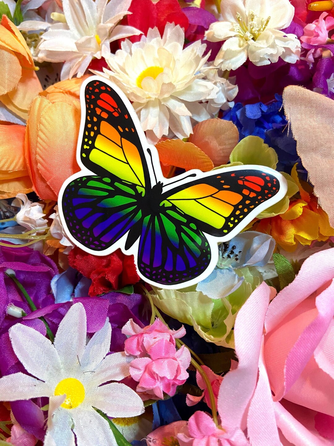 Pride Butterfly Sticker - Etsy