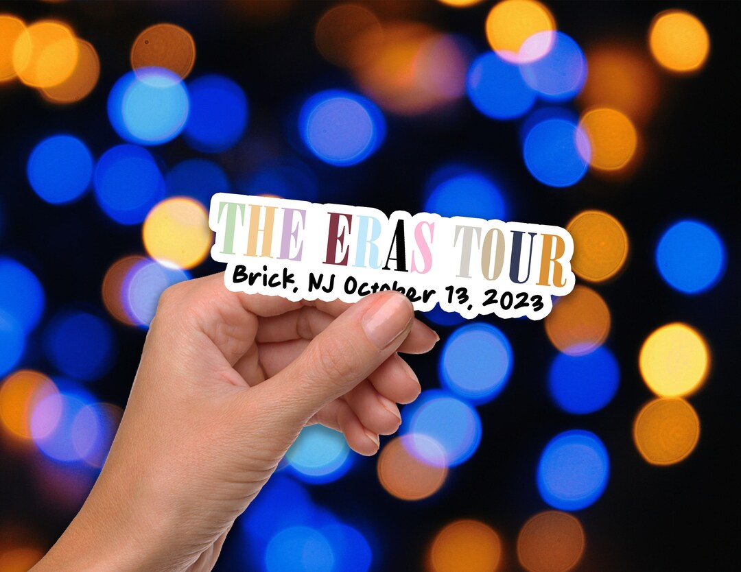 CUSTOM Eras Tour Sticker - WATERPROOF - Etsy