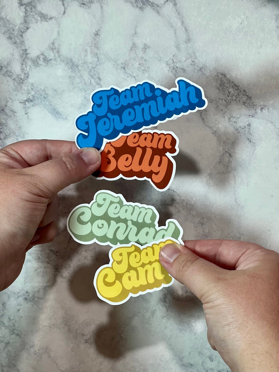 The Summer I Turned Pretty Teams Sticker - WATERPROOF - Etsy