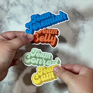 The Summer I Turned Pretty Teams Sticker - WATERPROOF - Etsy