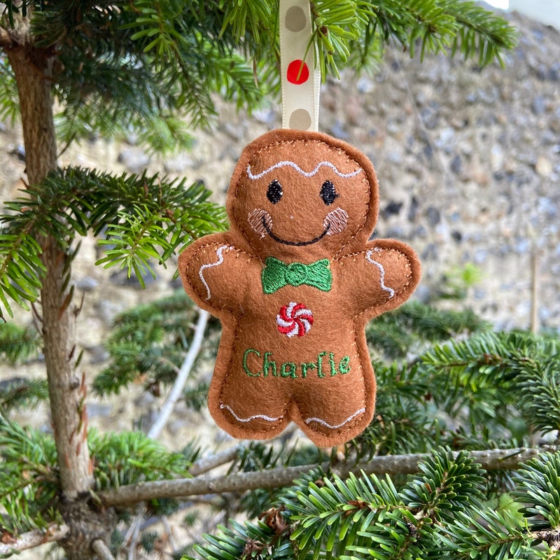 Felt Gingerbread Men - Etsy