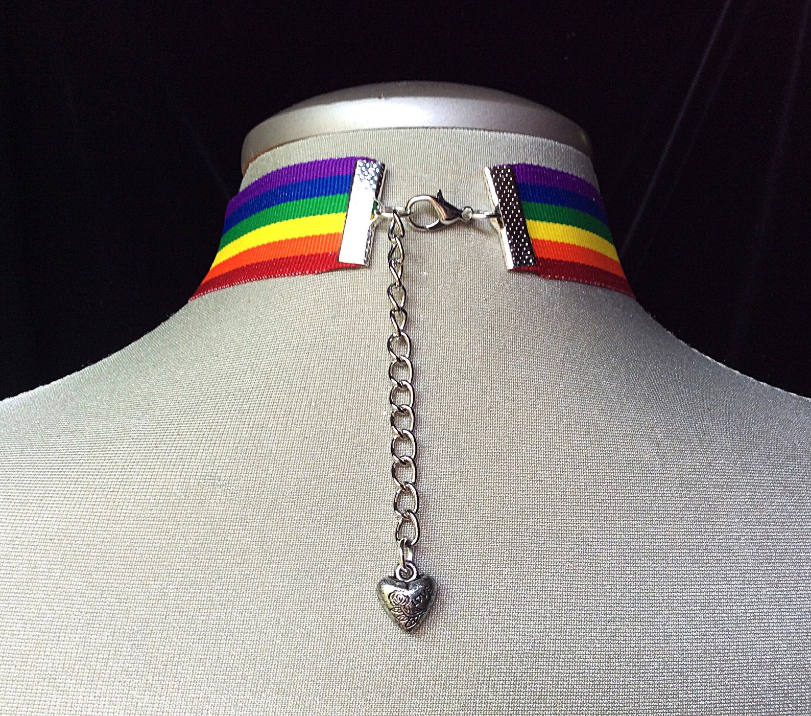 Gay Pride Jewelry Gay Pride Necklace Rainbow Choker Pride - Etsy