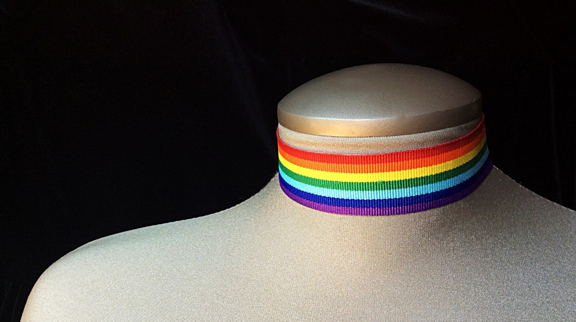 Rainbow gay pride gay pride necklace LGBTQ pride parade | Etsy