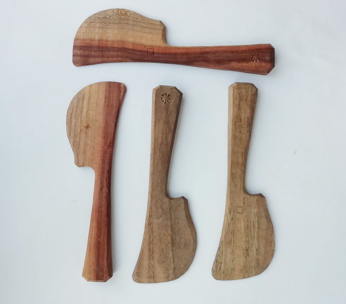 Rustic Wooden Knife,straight Blade Spreader Knife, Cheese or Butter ...