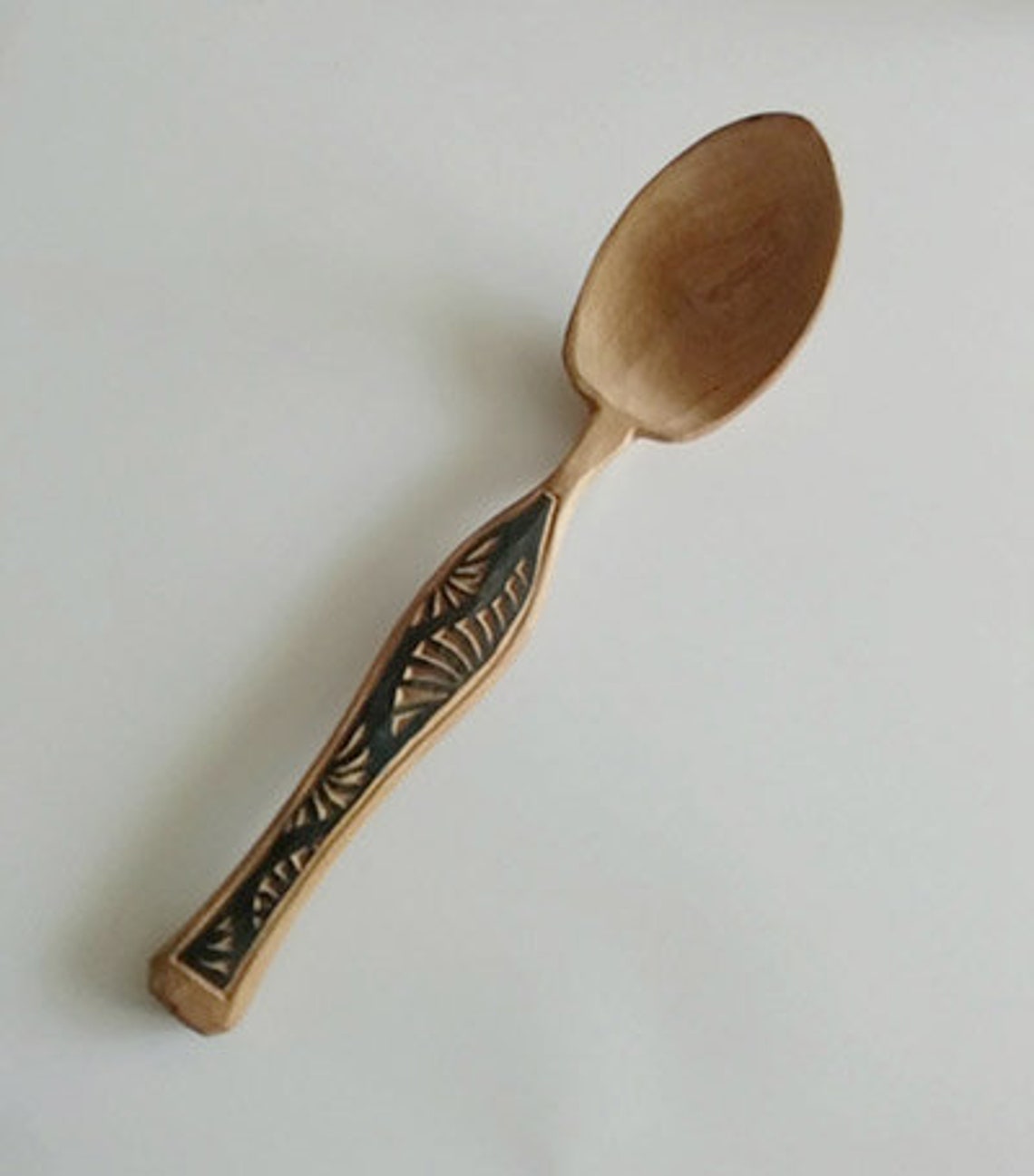 Wooden Spoon Natural Kitchen Utensil Natural Wooden Spoon for Eating ...