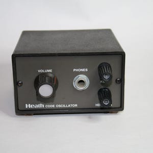 HEATHKIT Brown Model HD-1416A Morse Code Practice Oscillator, Ham Radio ...