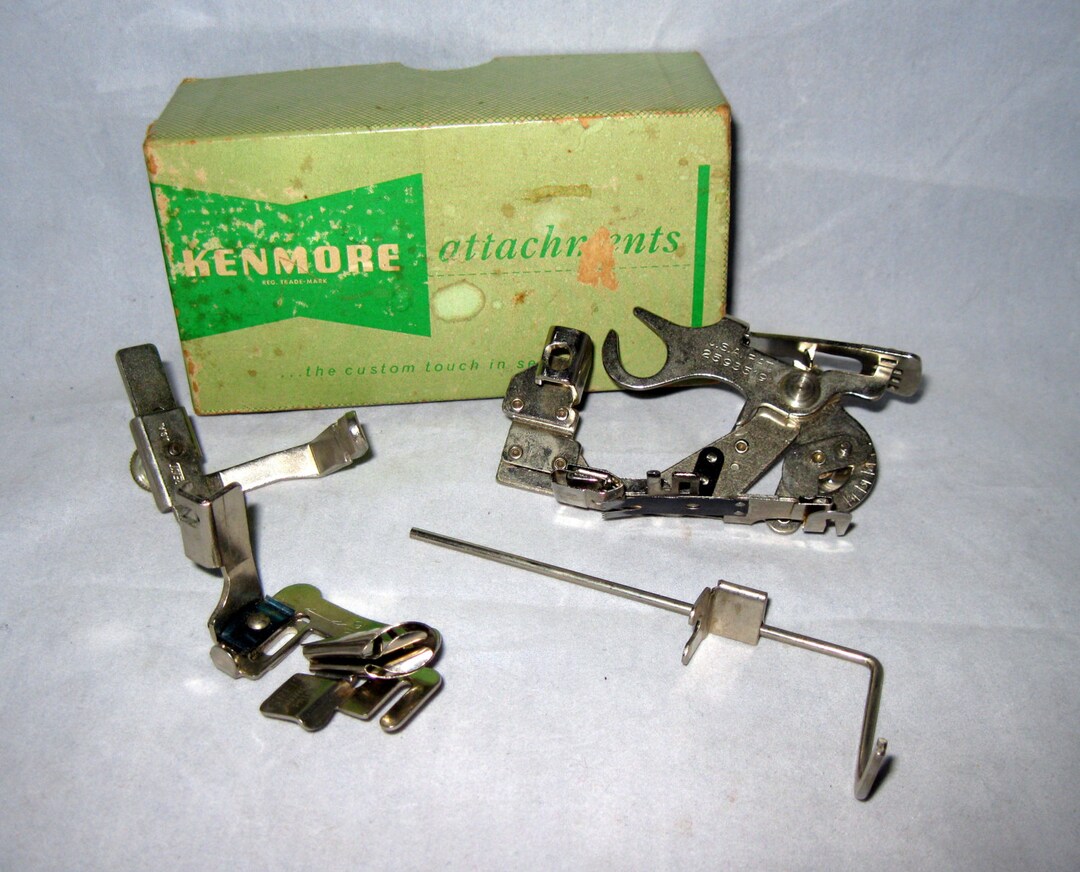Vintage Greist Sewing Machine Attachments, Binder, Ruffler - Etsy
