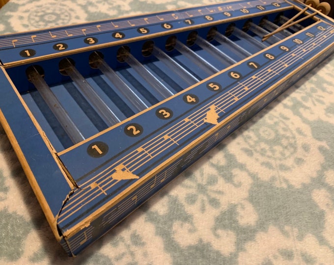 Vintage Glass Tube Xylophone From the 1940's - Etsy