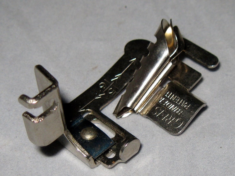 Vintage Greist Sewing Machine Attachments, Binder, Ruffler - Etsy