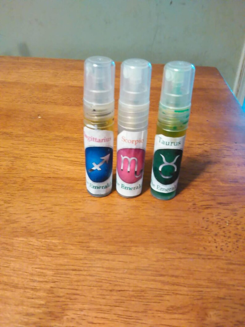 Zodiac Sign Essential Oil Travel Size 5ml Perfume Spray One - Etsy