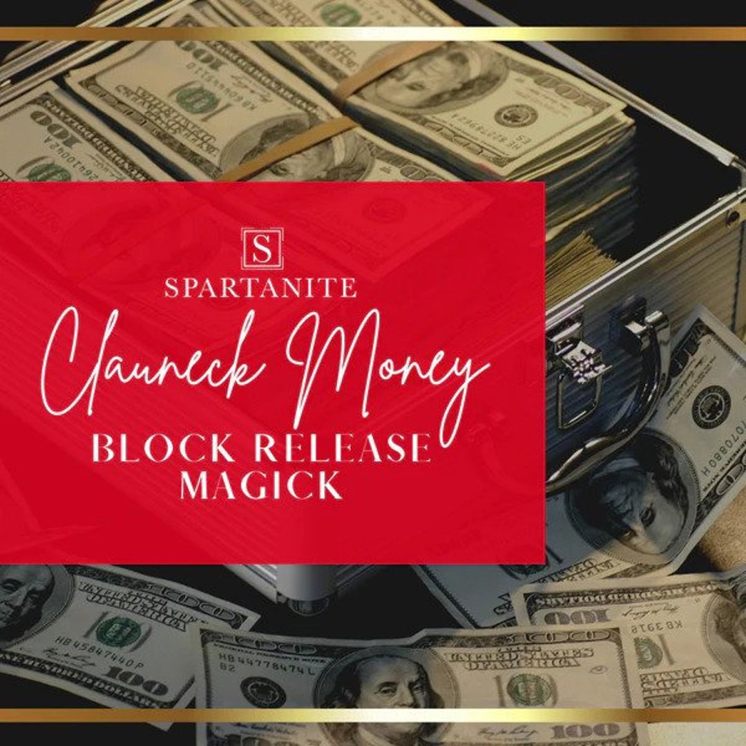 Clauneck Money Block Release Magick - Etsy