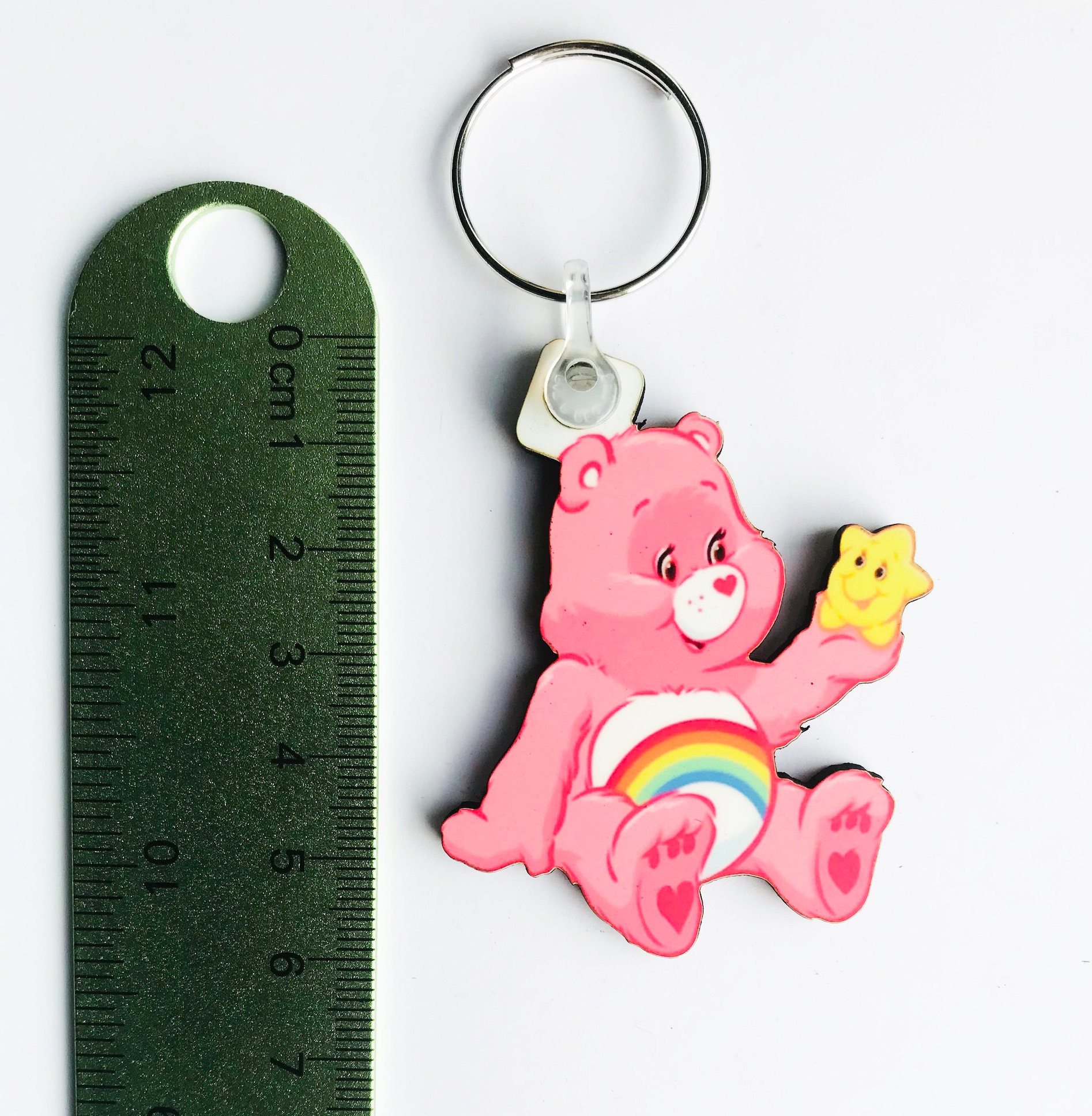 Care Bears Keyring Pin Badge and new Large Magnet. | Etsy UK