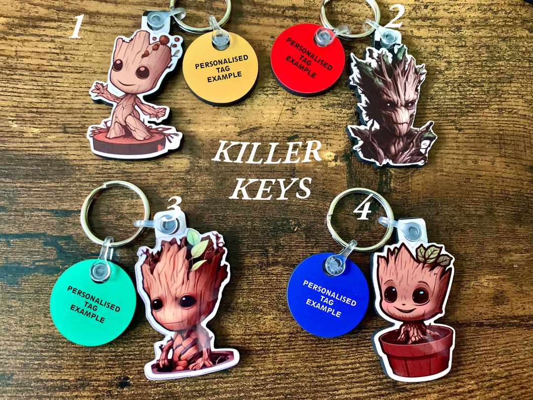 Groot Collection of Keyrings, Pins and Fridge Magnets Handmade and Can ...