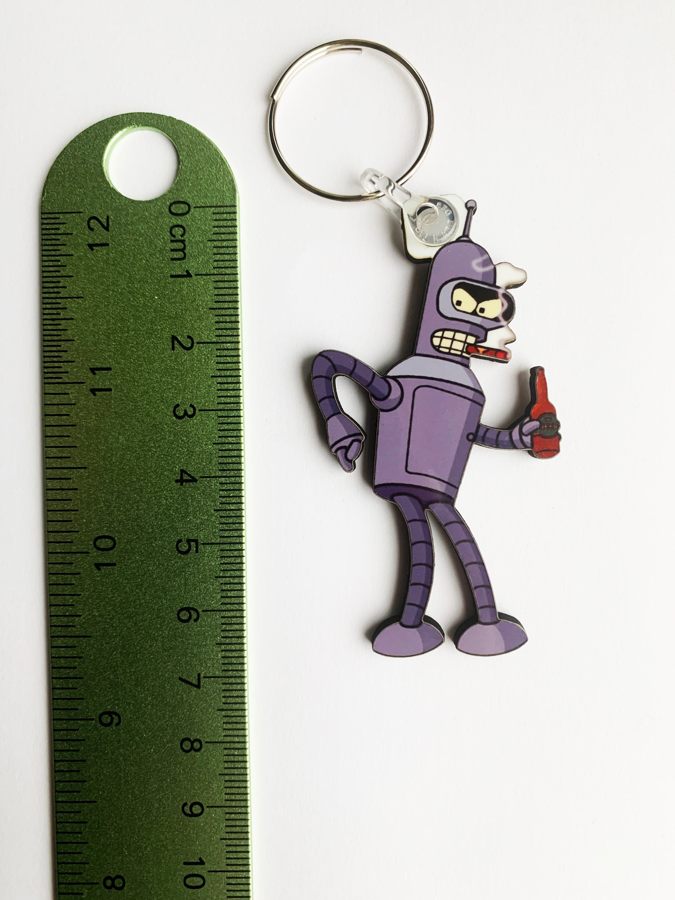 Bender Futurama Keyring Pin Badge and new Large Magnet. - Etsy UK