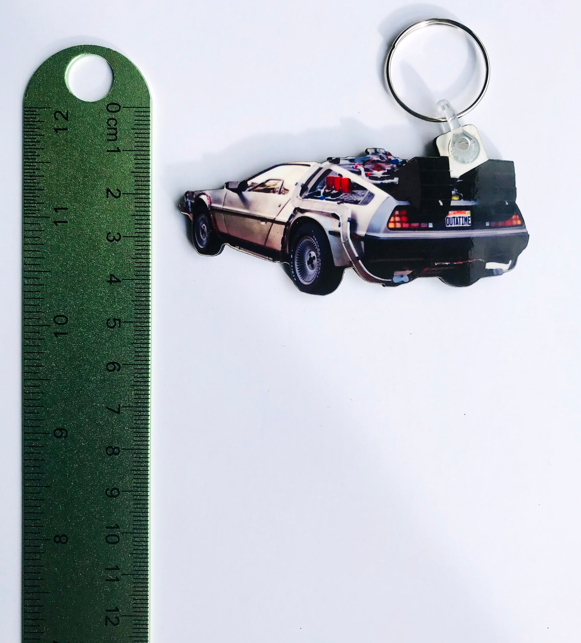Delorean Back to the Future Keyring Pin Badge and new | Etsy