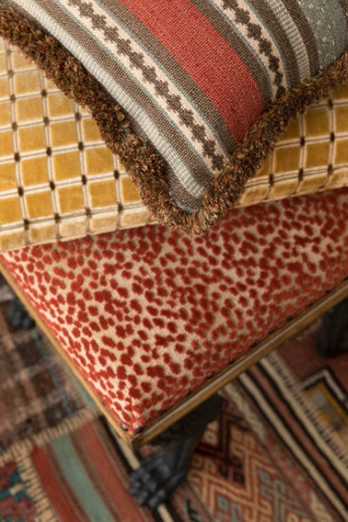 COWTAN & TOUT Barnum Animal Skin Cut Velvet Fabric 10 Yards Lacquer - Etsy